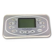 Spaquip Spa Power 1200 Rectangular Touchpad – Velocity Spas